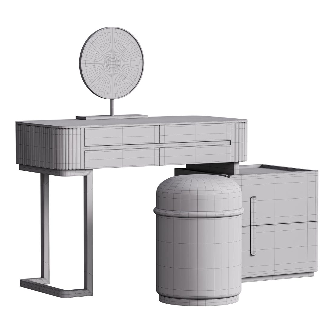 Dressing Table 19 - 3D Model for Corona