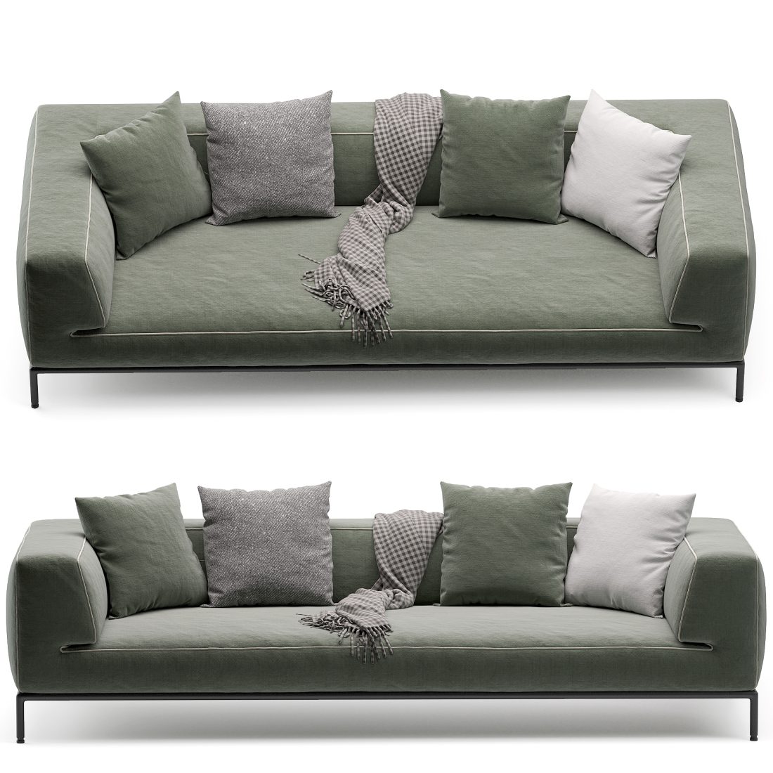 Flexform Perry Up - 3D Model for Corona