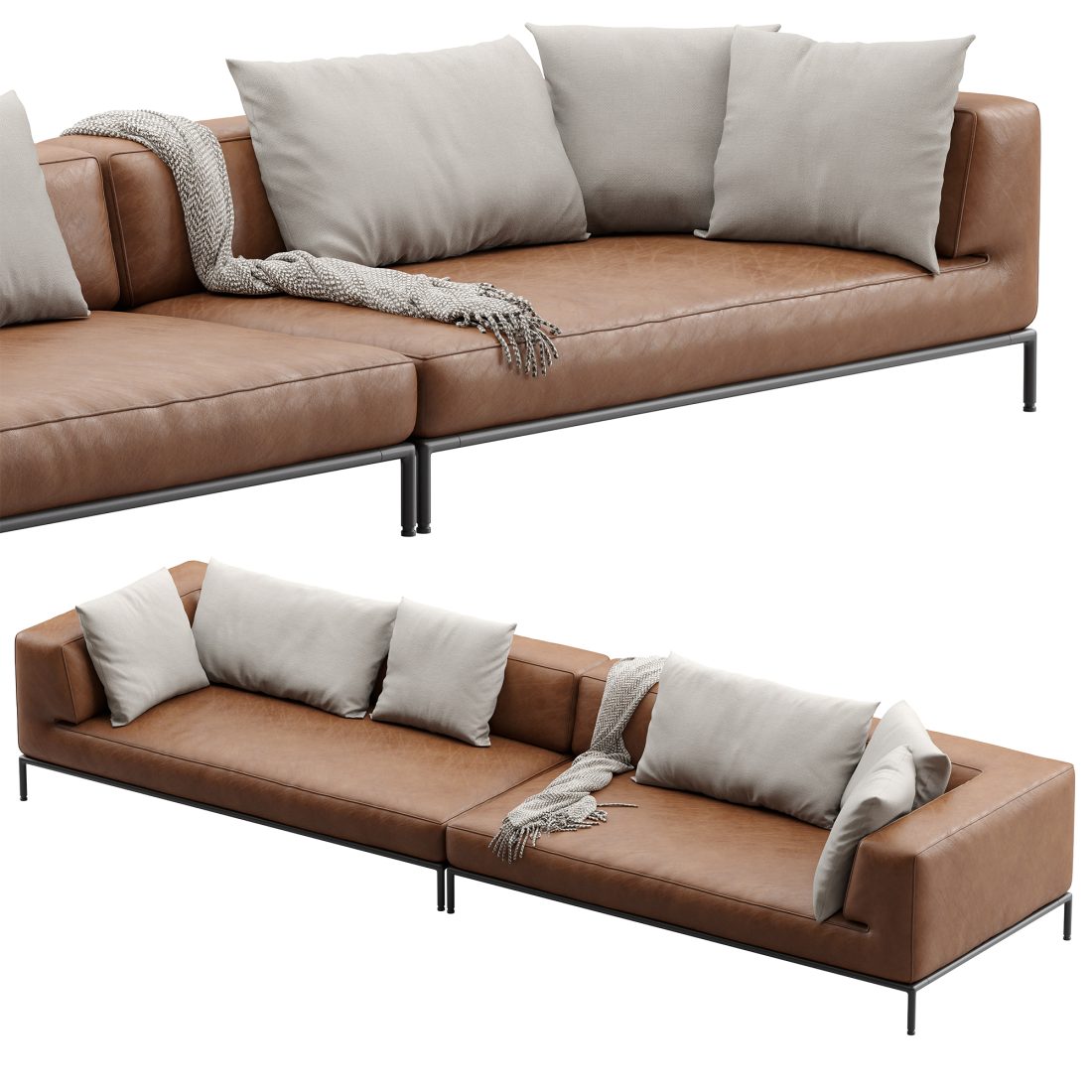 Flexform Perry Up - 3D Model for Corona