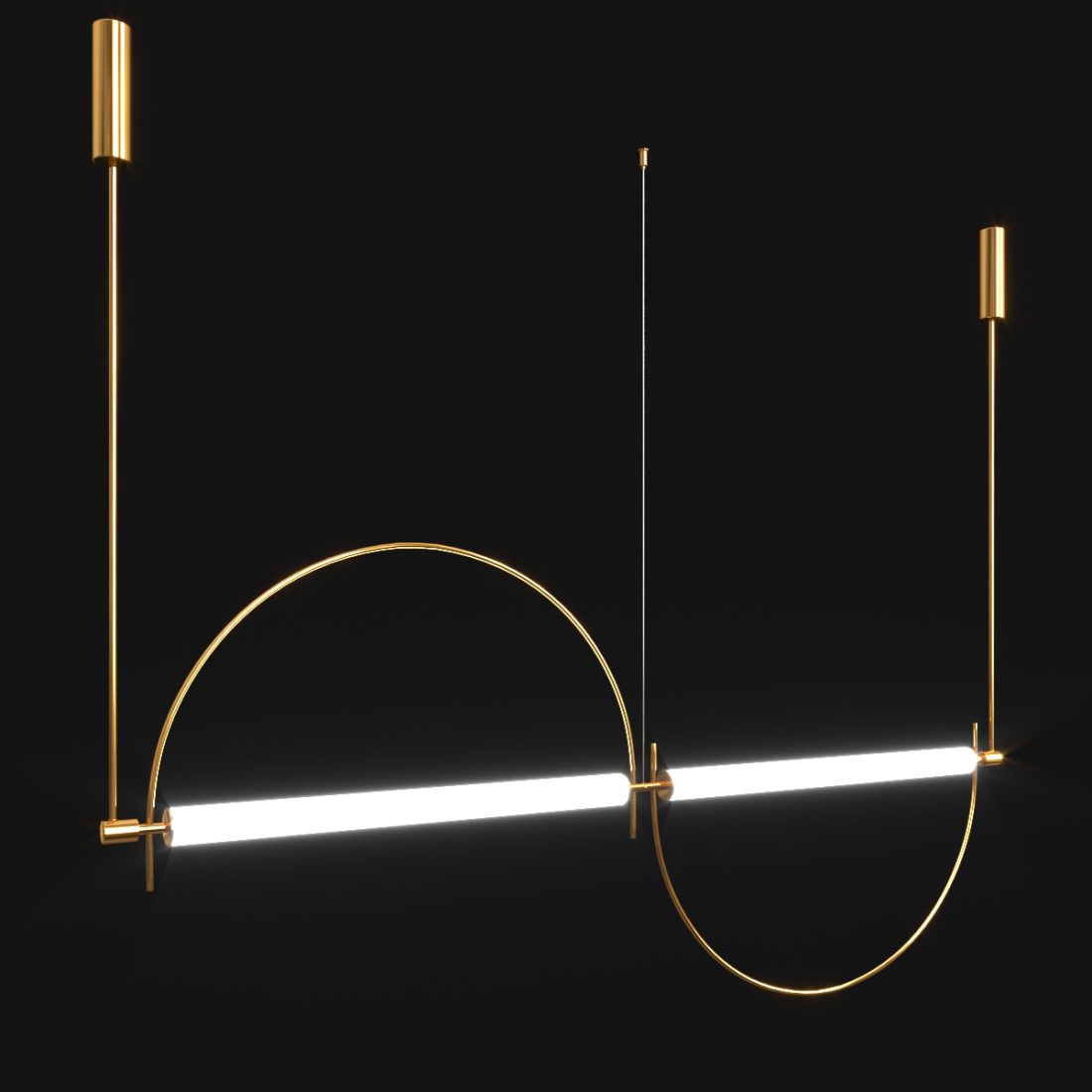 Arc Pendant Light 3D Model for VRay | CGMood