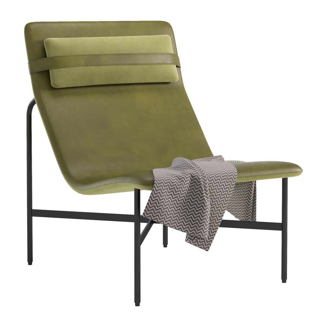 Deep Thoughts Leather Lounge Chair 3D Model for Corona | CGMood