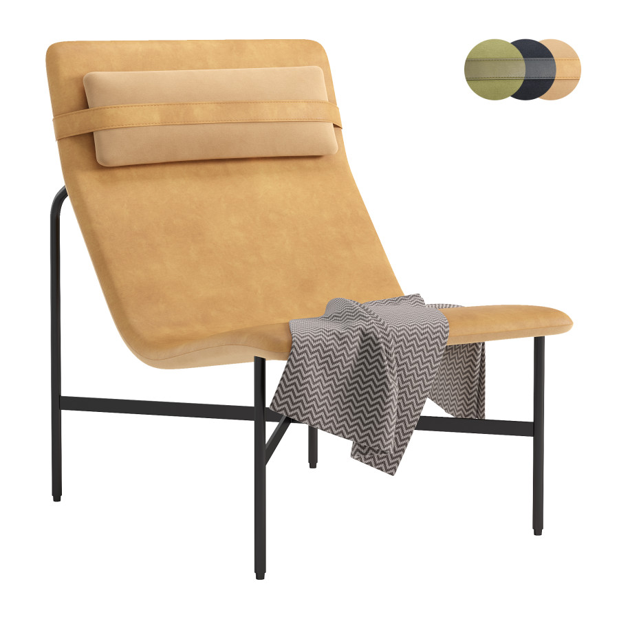 Deep Thoughts Leather Lounge Chair 3D Model for Corona | CGMood