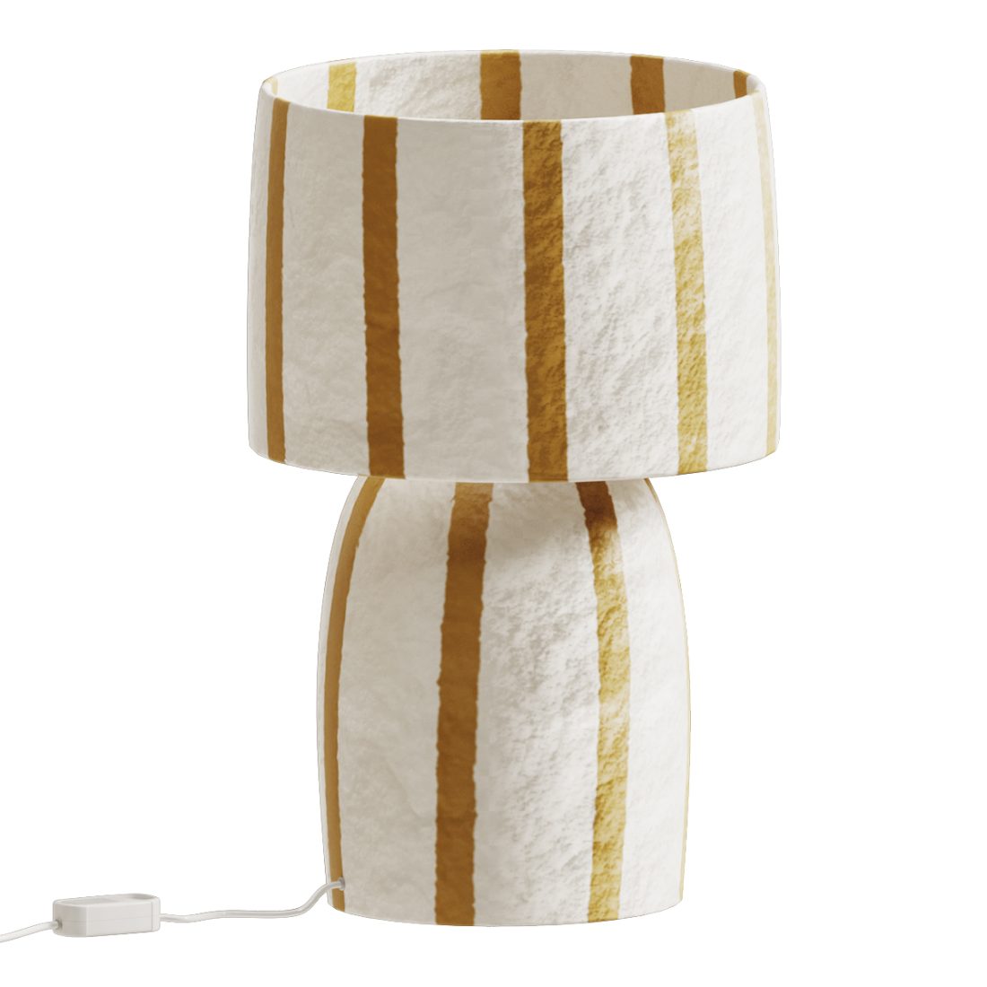 Zara Home Paper Mache Striped Lamp 3D Model for Corona | CGMood
