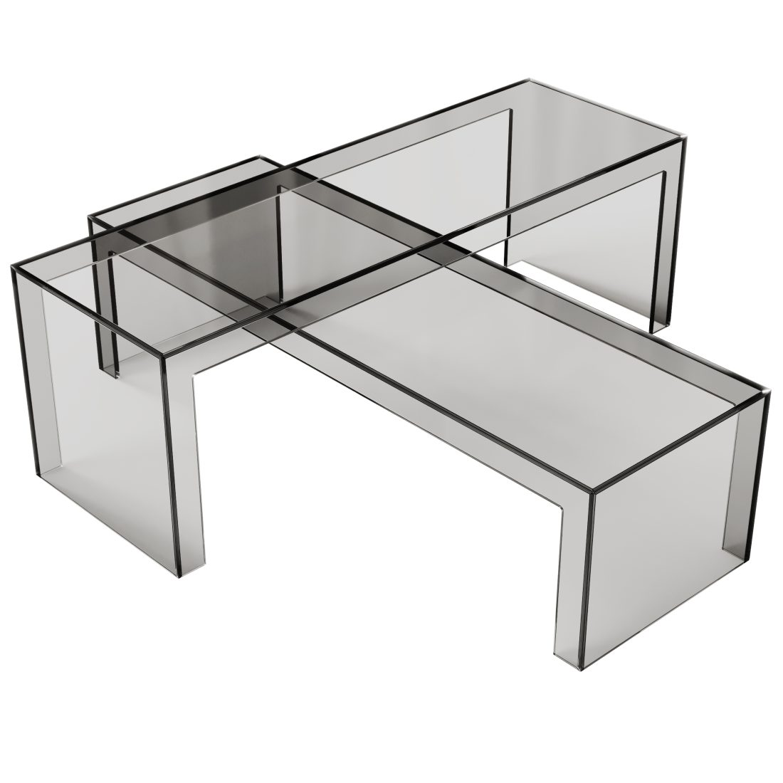 Kartell Invisible Side Tables 3D Model for Corona | CGMood
