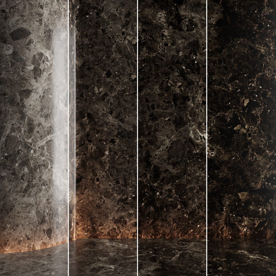 Marble Color 12 (001 Seamless Texture) - 3D Model for VRay, Corona