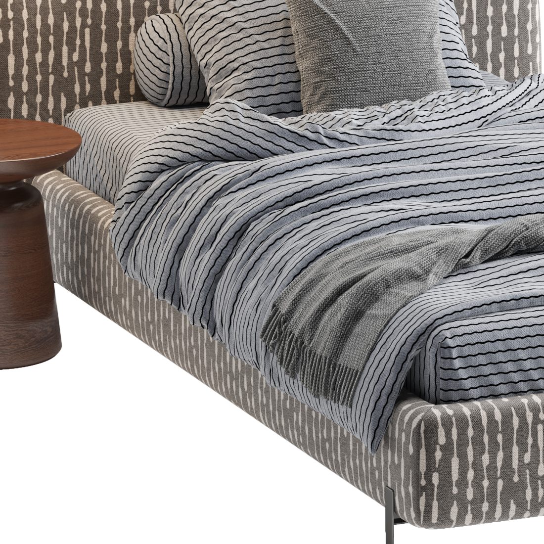 Nubo Single Bed 3D Model for VRay | CGMood