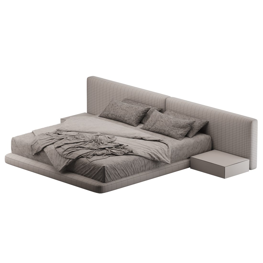 Paola Bed 3D Model for Corona | CGMood