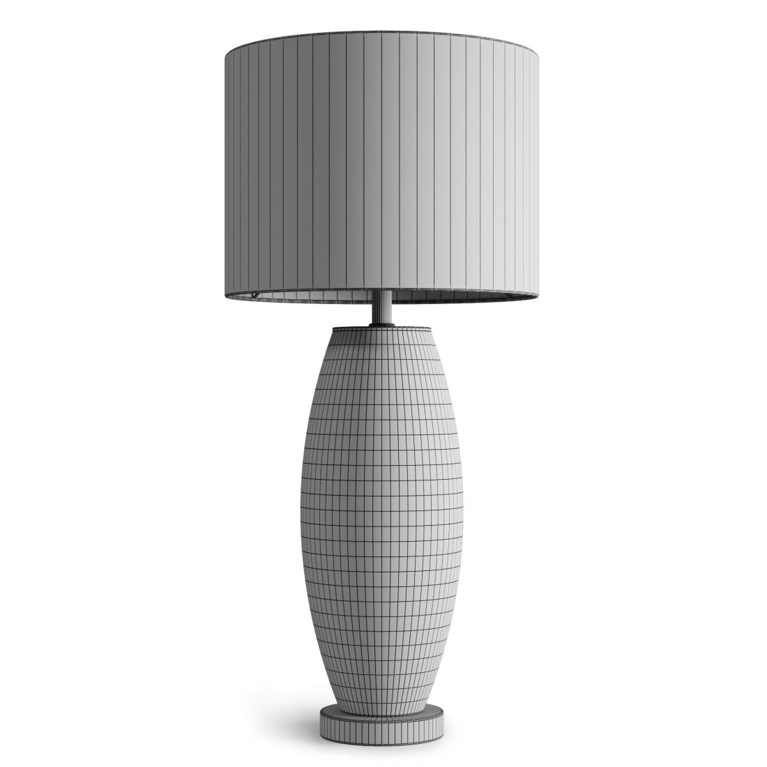 Blue Table Lamp Louvre Home Malta - 3D Model for Corona
