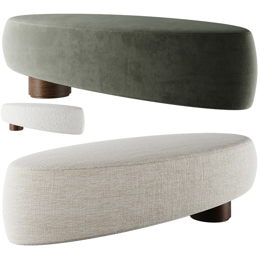 Workshopcollection Cascade Bench - 3D Model for Corona