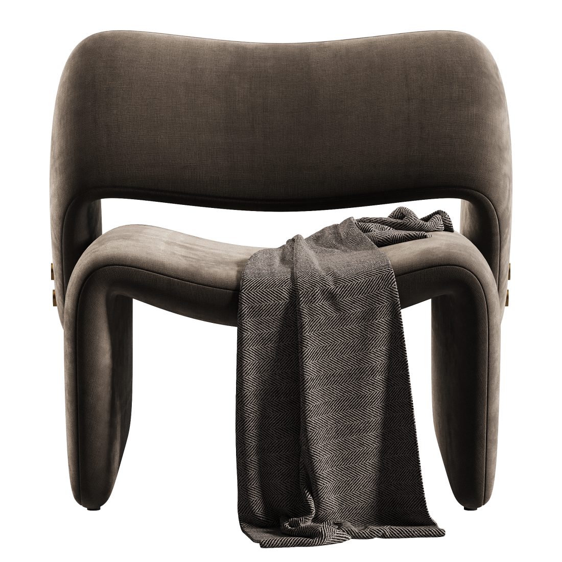 Ondine Lounge Chair - 3D Model for Corona