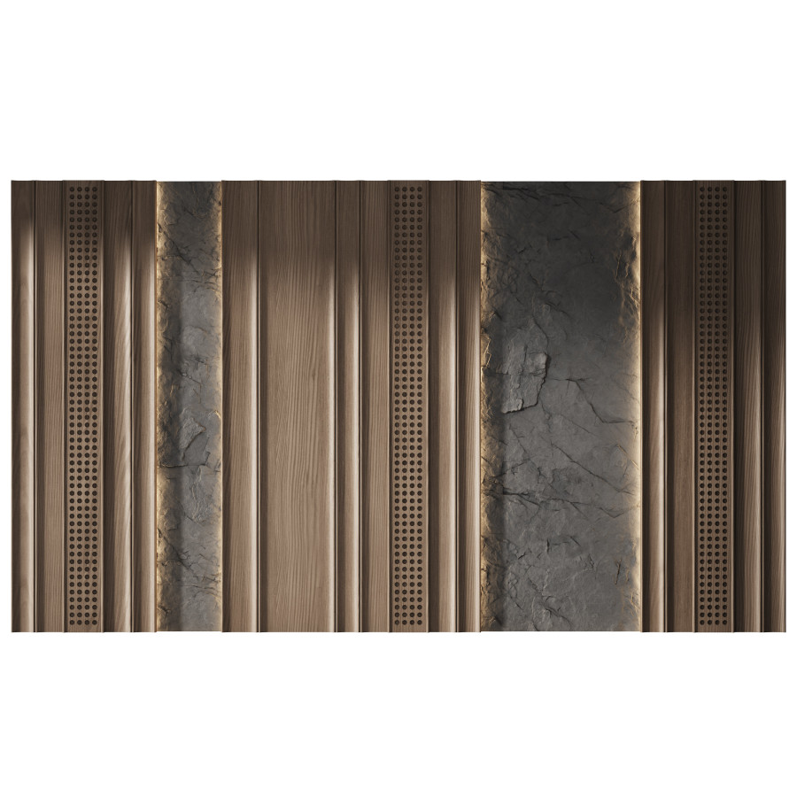 Decorative V100 Wall Panels 3D Model for VRay, Corona | CGMood