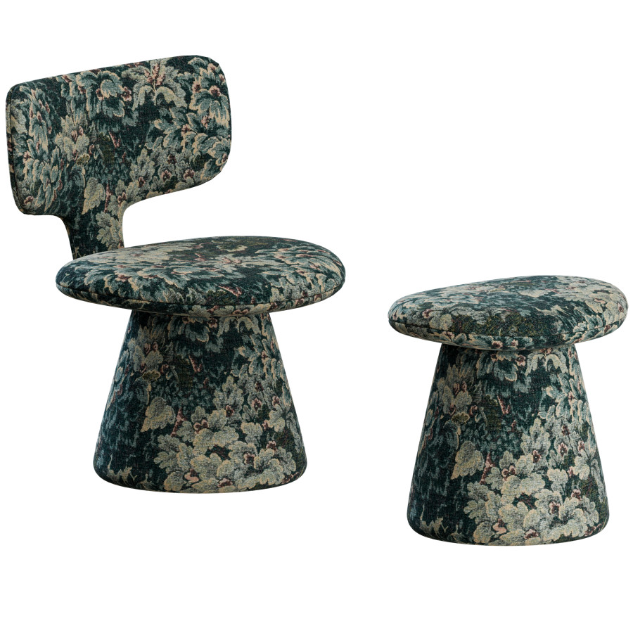 Oko Armchair And Bench By Saccaro - 3D Model for Corona