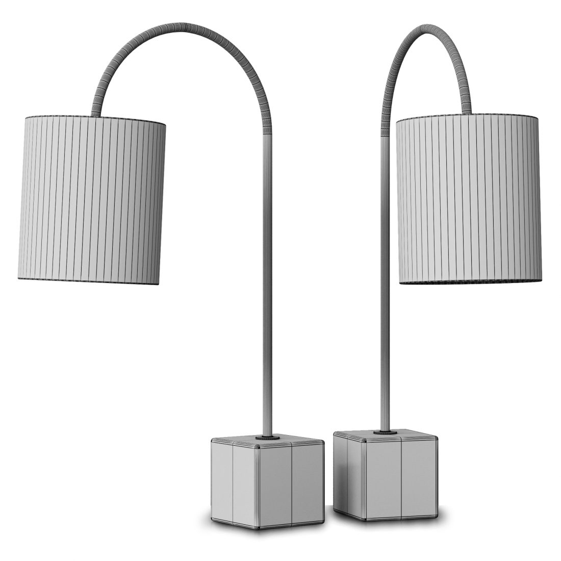 Table Lamp Louvre Home Greenwich - 3D Model for Corona