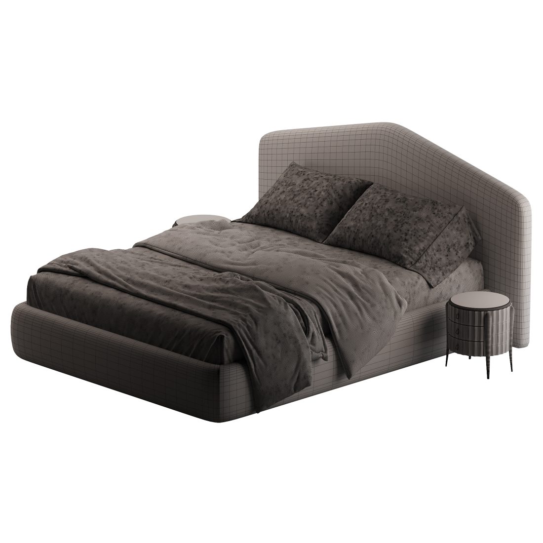 Katcher Platform Bed 3D Model for Corona | CGMood