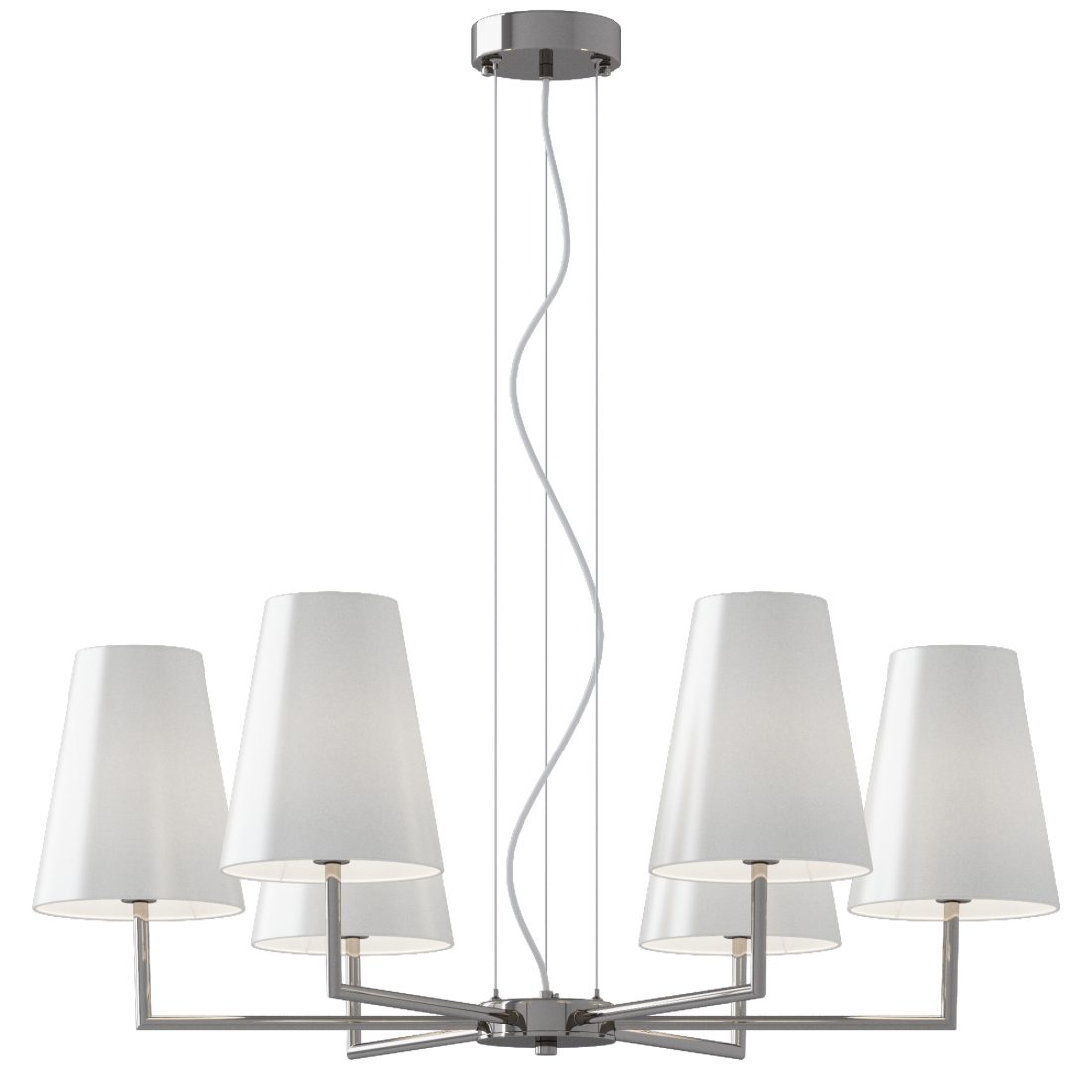 Chandelier Evoluce Bellino Sle105903-06 - 3D Model for Corona