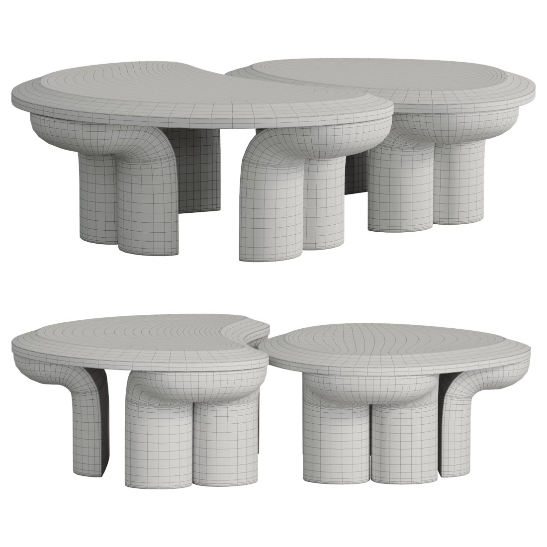 Turu Coffee Table By Ian Felton - 3D Model for Corona