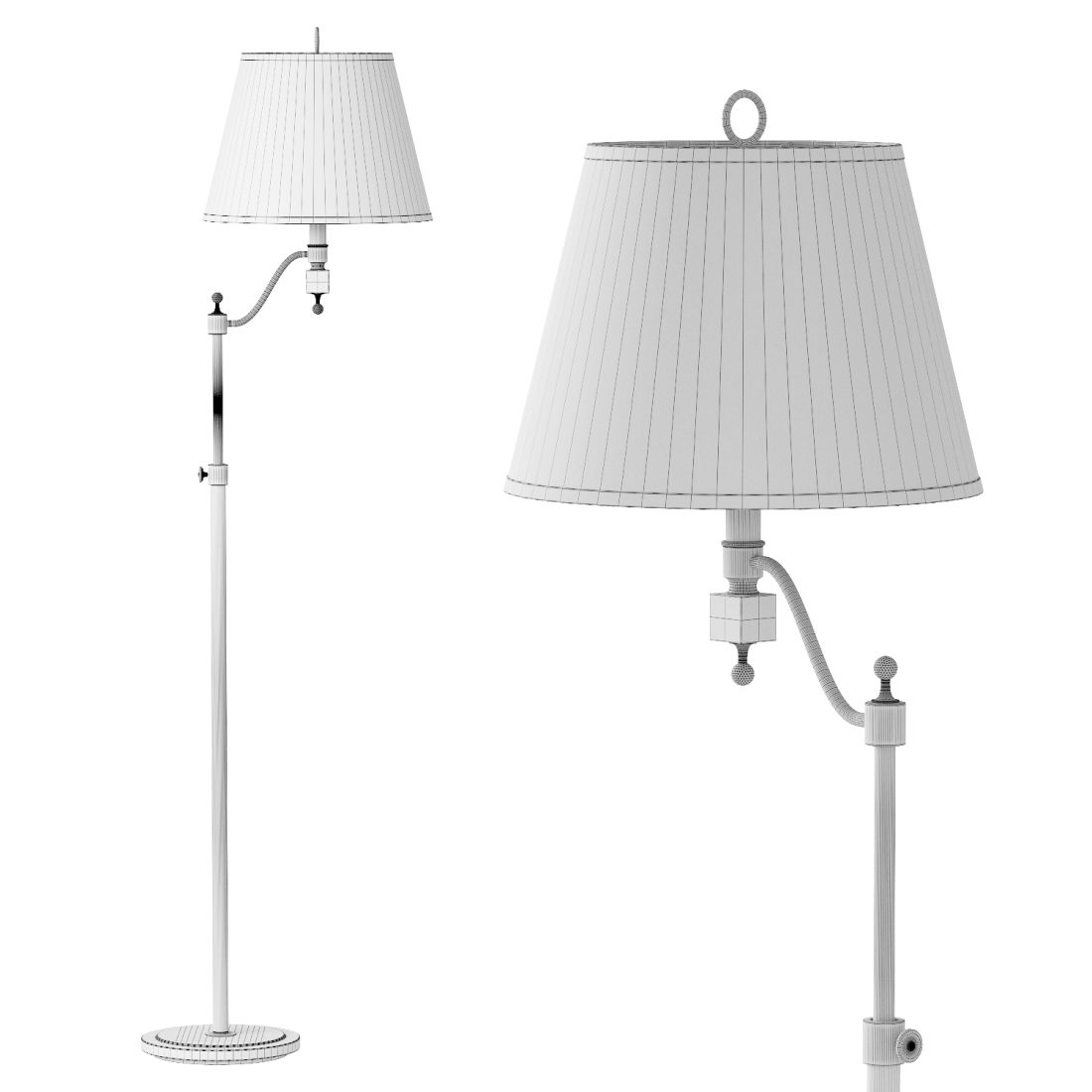 Floor Lamp Dantone Home Lyndon - 3D Model for Corona