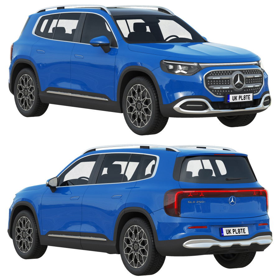 Mercedes-Benz GLB EQ 2027 - 3D Model for VRay