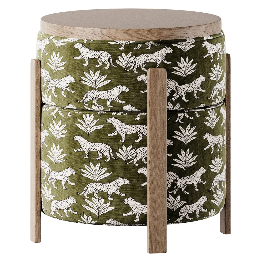 Avito Velour Convertible Ottoman 3D Model for Corona | CGMood