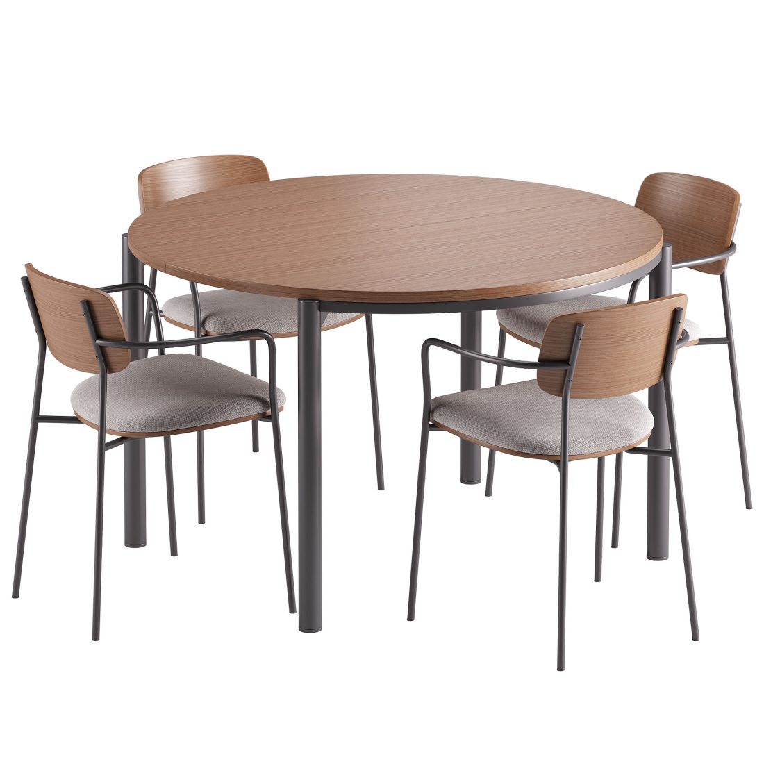 Maureen Chair And Montuiri Round Table 3D Model for Corona | CGMood