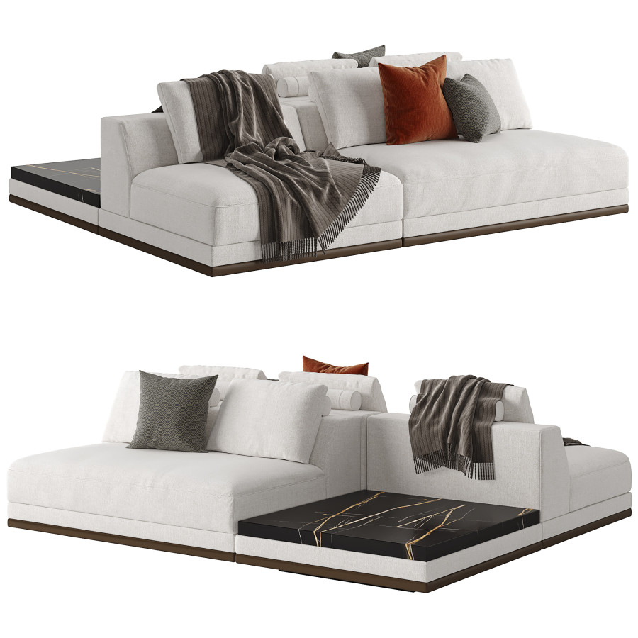 Sofa Saphir 3D Model for Corona | CGMood