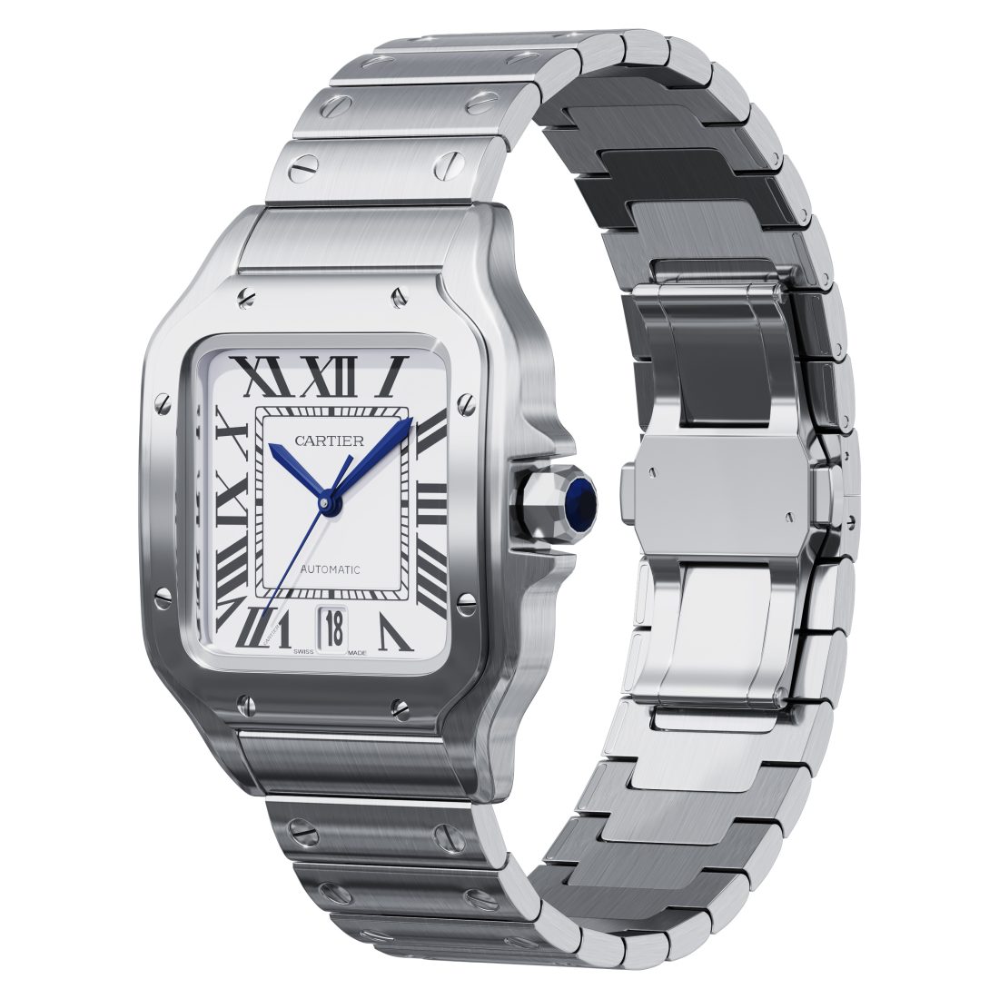 Cartier Santos De Cartier Watch CRWSSA0018 - 3D Model for Corona