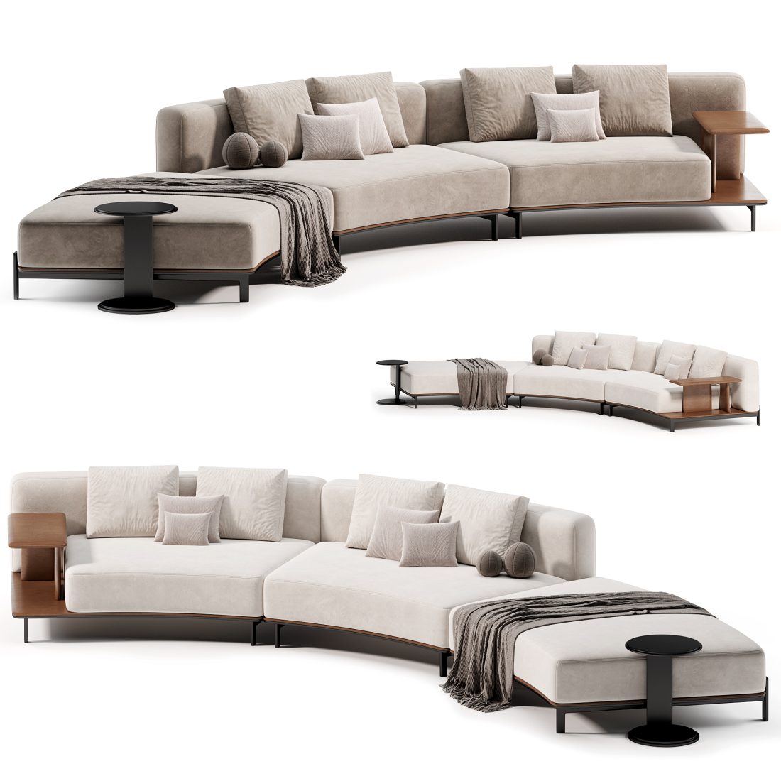 Brera Sofa By Poliform - 3D Model for Corona