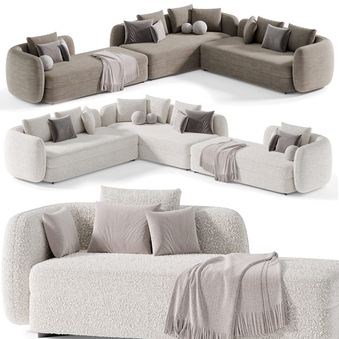 Poliform Saint Germain Sofa By Poliform 3D Model for Corona | CGMood
