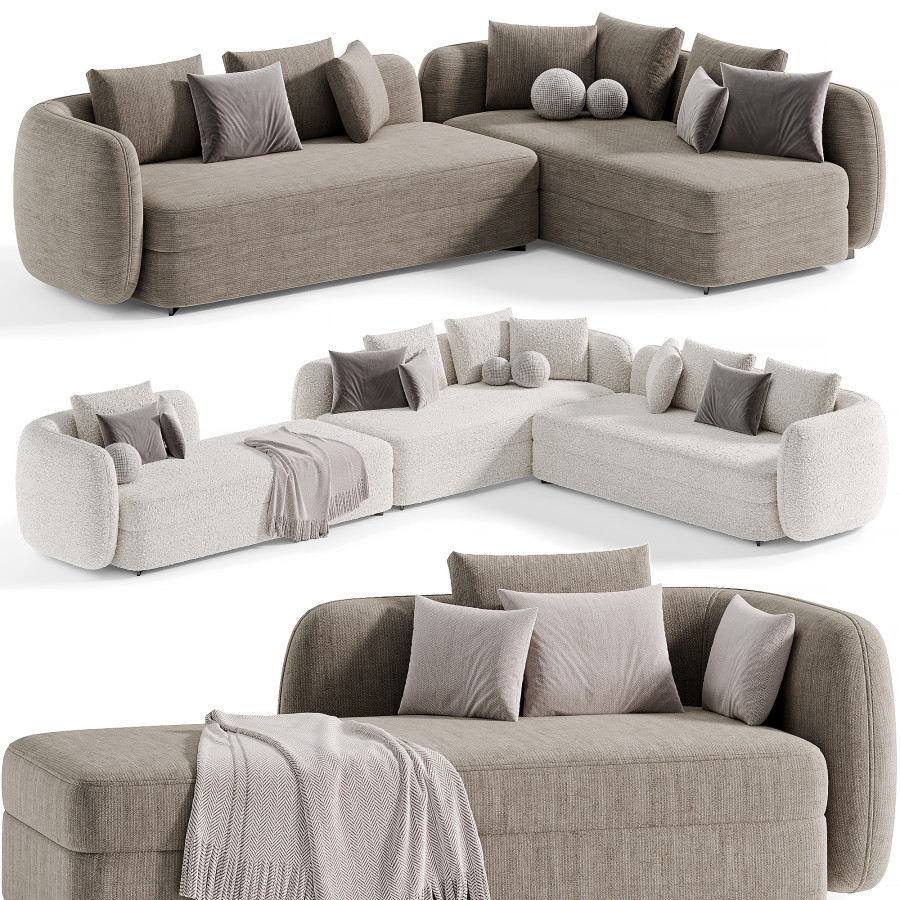 Poliform Saint Germain Sofa By Poliform 3D Model for Corona | CGMood