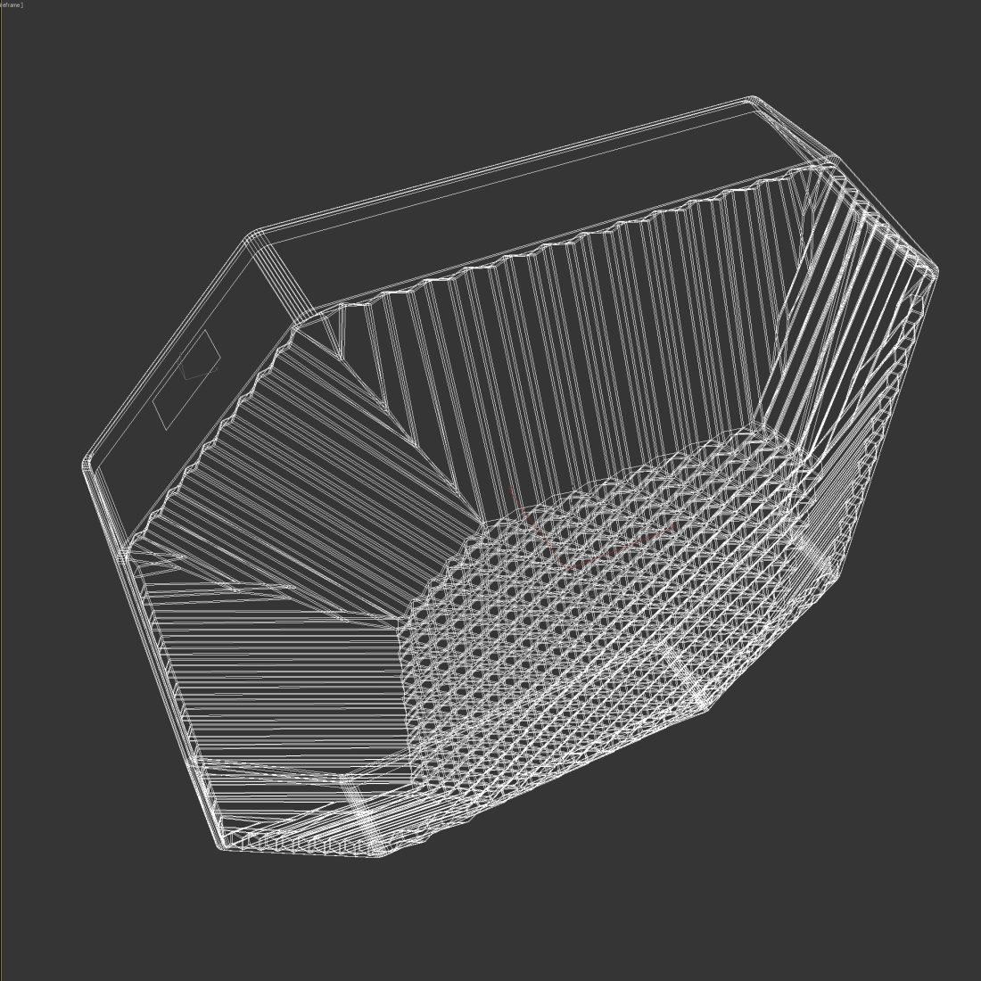 Baccarat Octogone Ceiling Unit Lamp - 3D Model for Corona