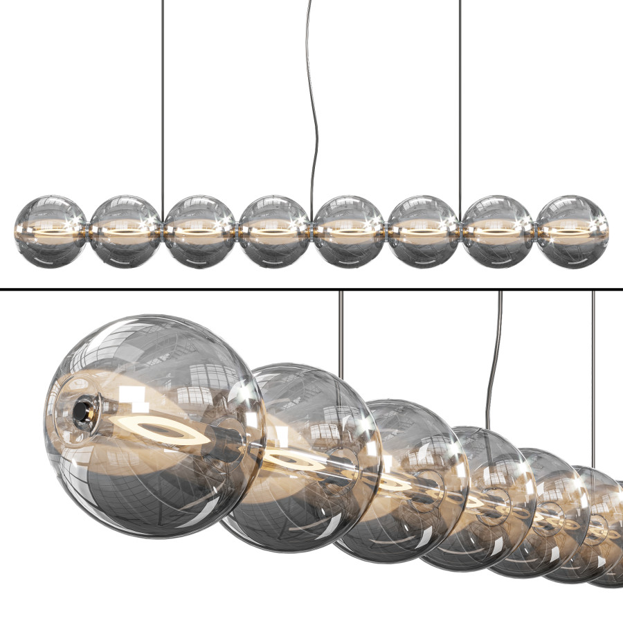 Luce Sferica S1 Pendant Light - 3D Model for VRay, Corona