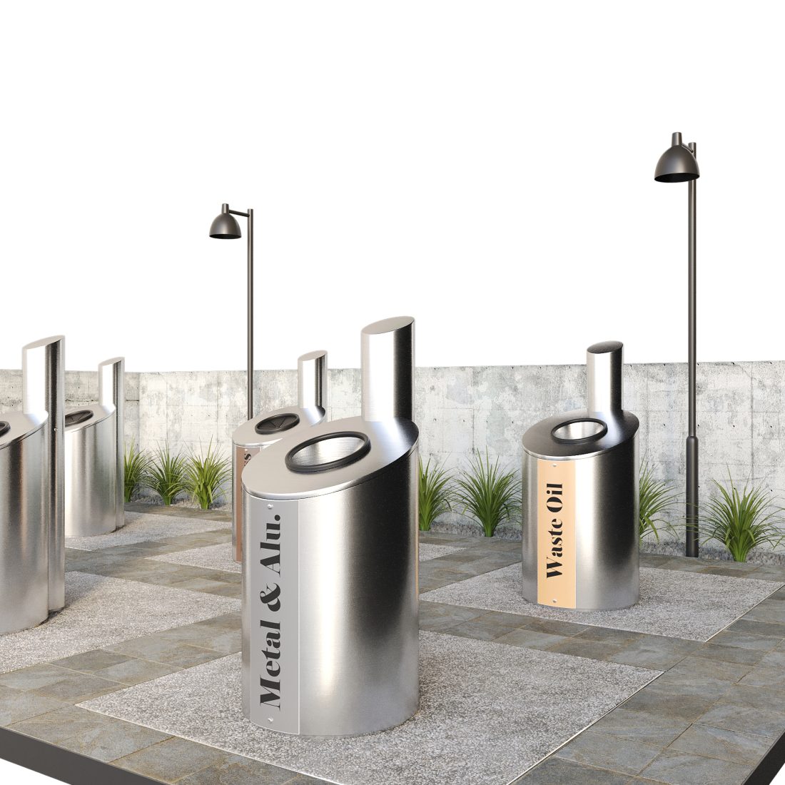 Waste Separation Area 3D Model for Corona | CGMood