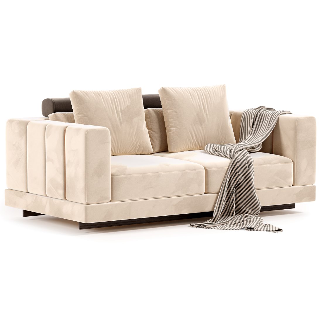 Vercelli 2 Sater Sofa - 3D Model for Corona