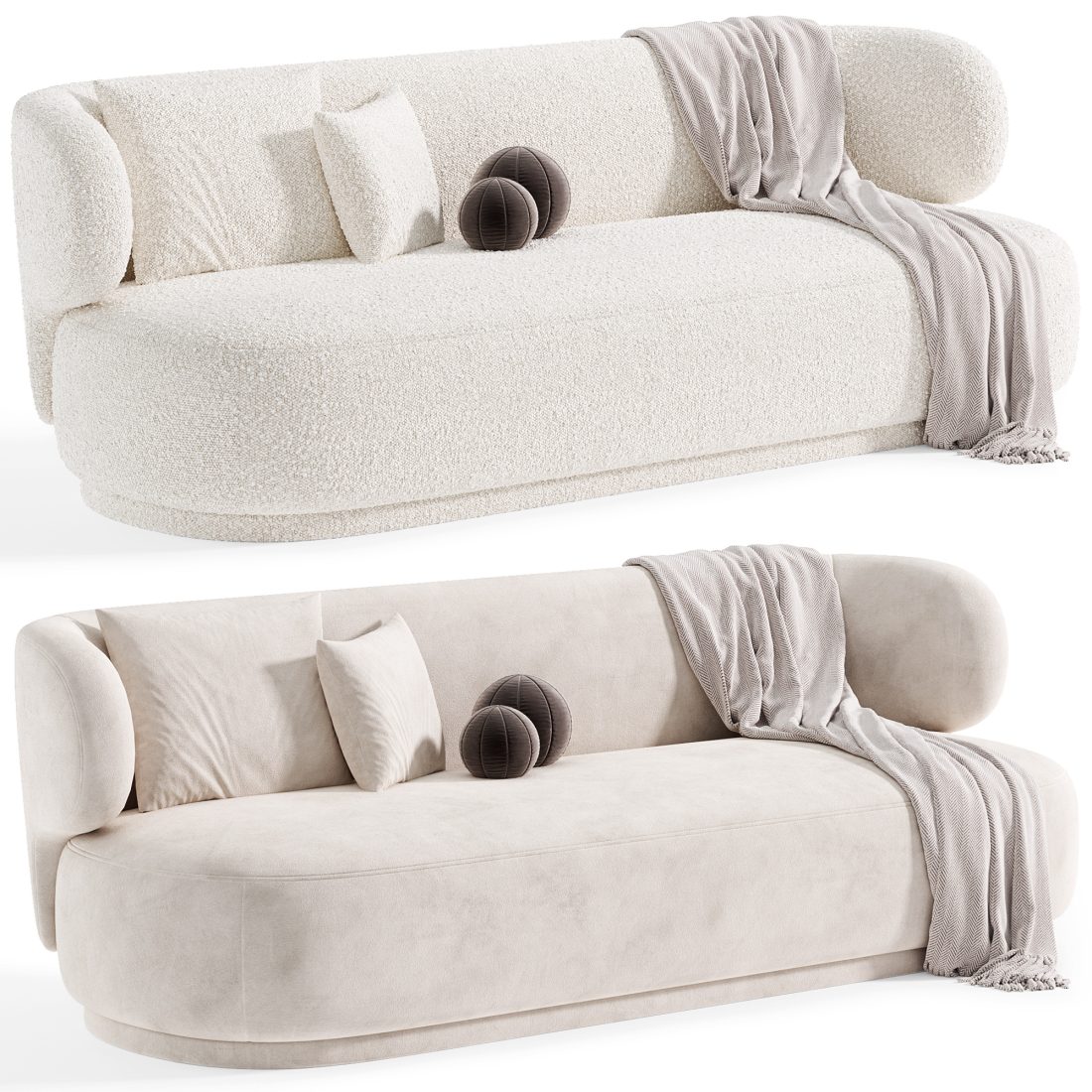Gulia 3 Sofa By Jomehome - 3D Model for Corona