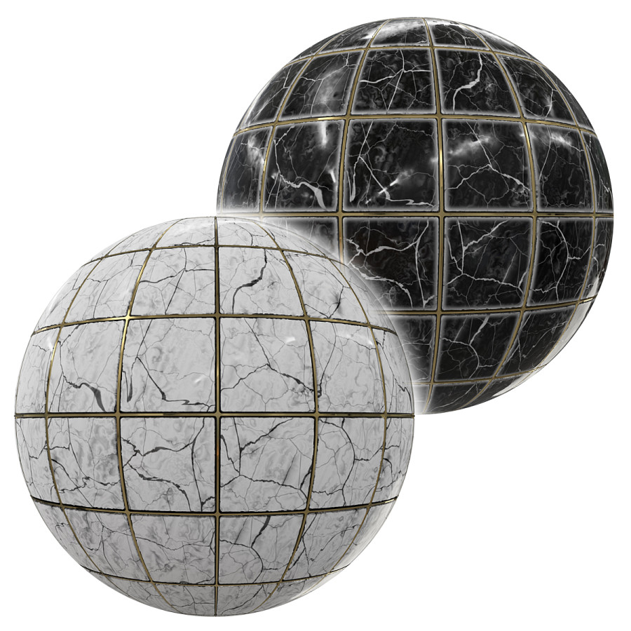 Fb02 Marble Floor Tile / 2k / Seamless Texture / PBR Material | CGMood