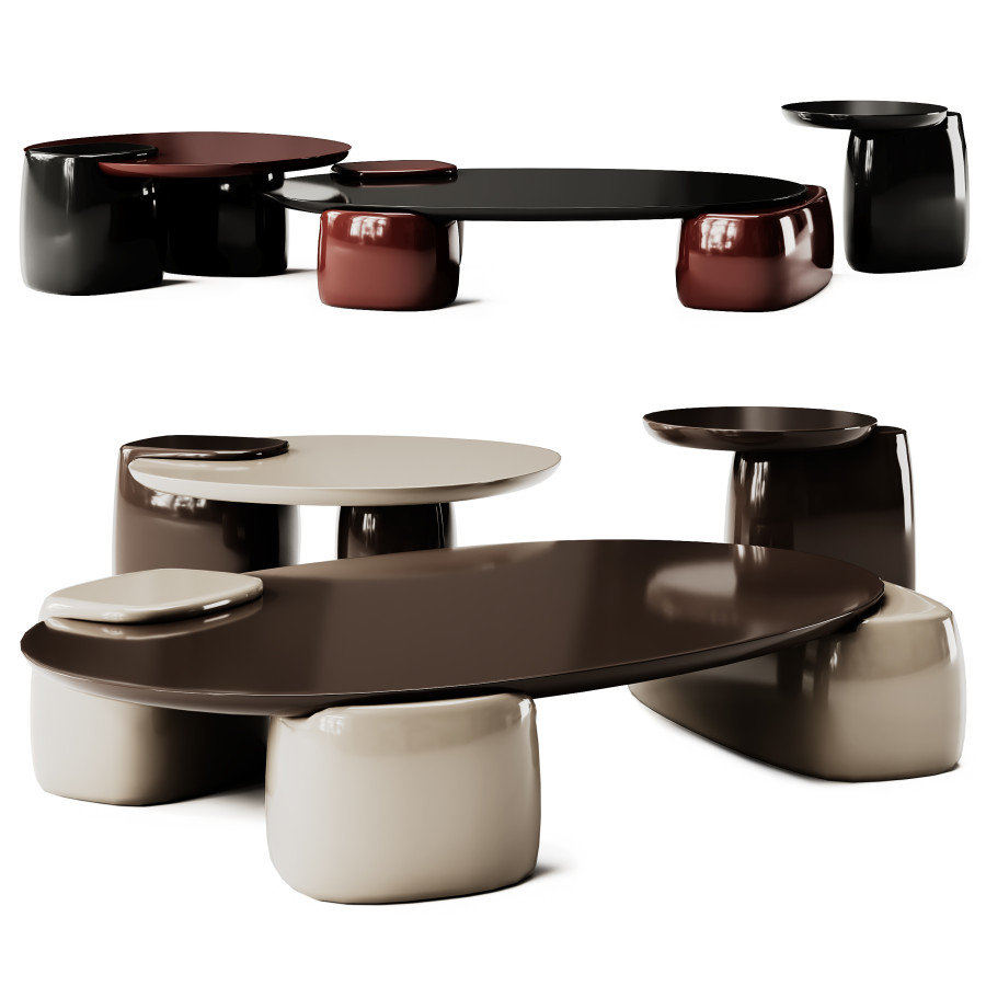 Jin Hc28 Maison Coffee Tables 3D Model for Corona | CGMood