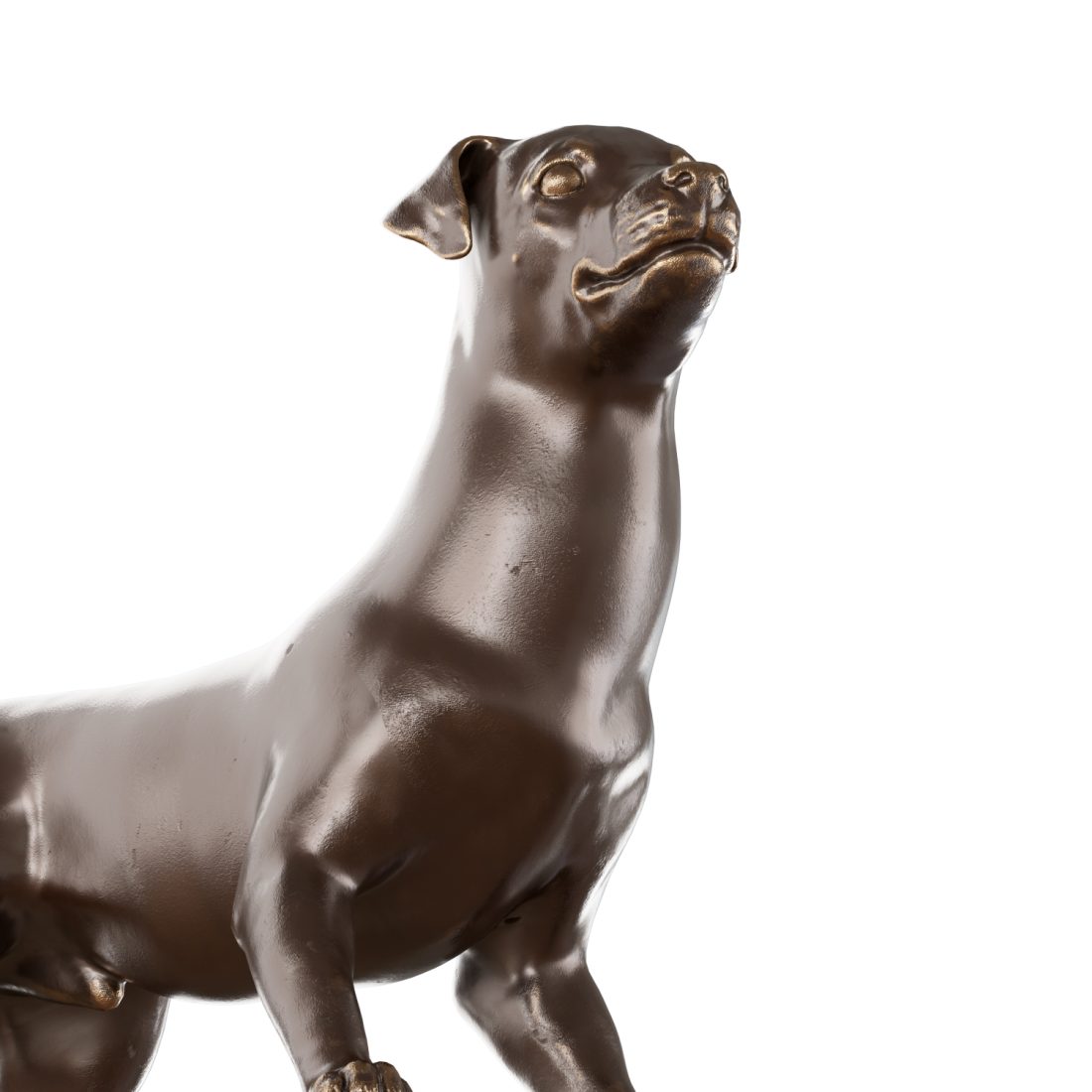 Jack Russell Dog Figurine 3D Model for VRay | CGMood