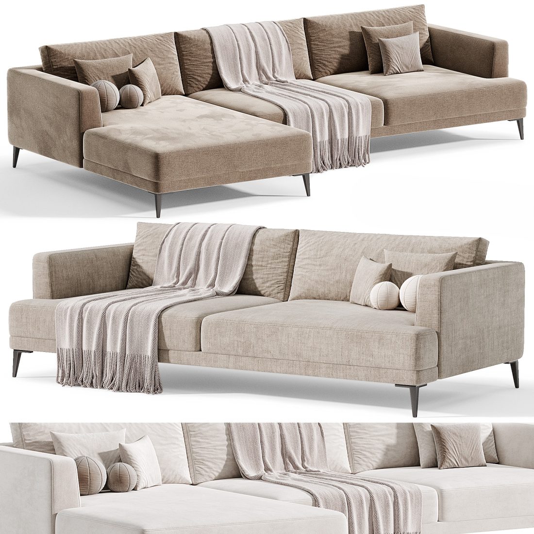 Sofa Marlo Modern By Lavsit 3D Model for Corona | CGMood
