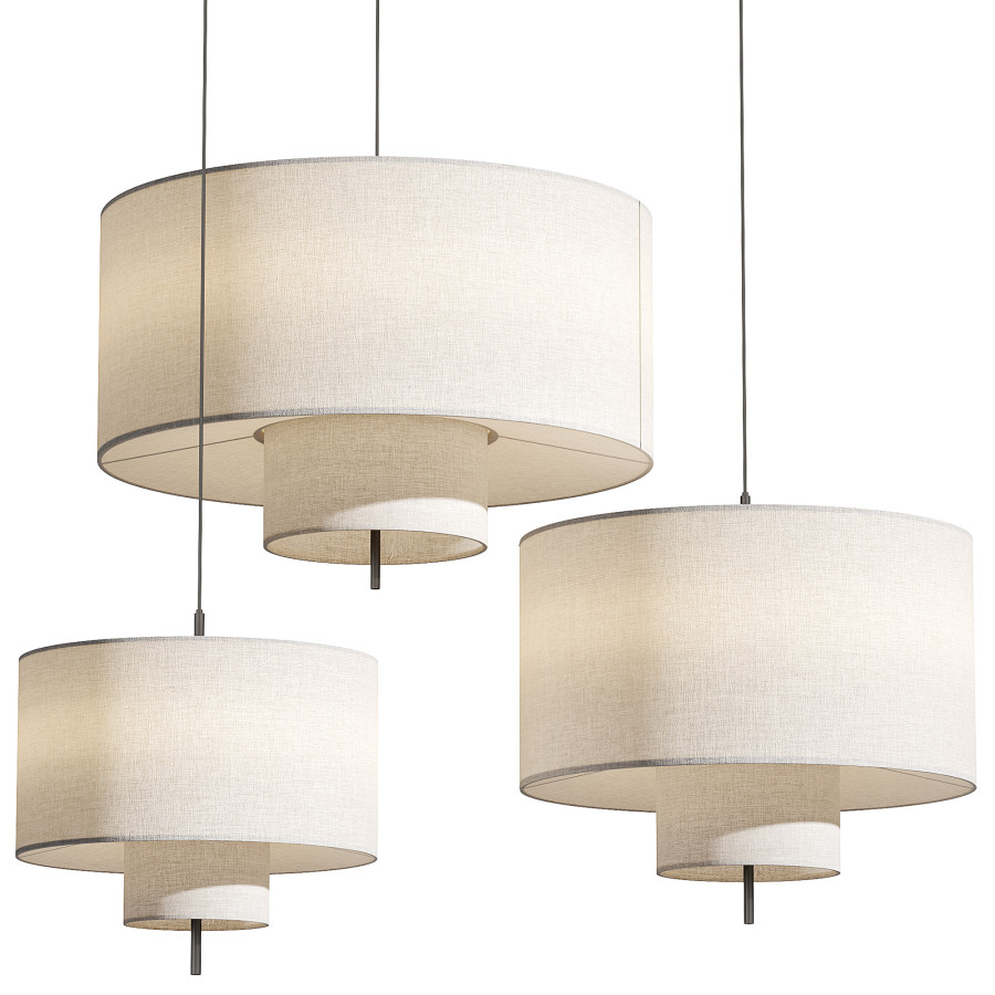 Margin Pendant Lamps New Works 3D Model for Corona | CGMood