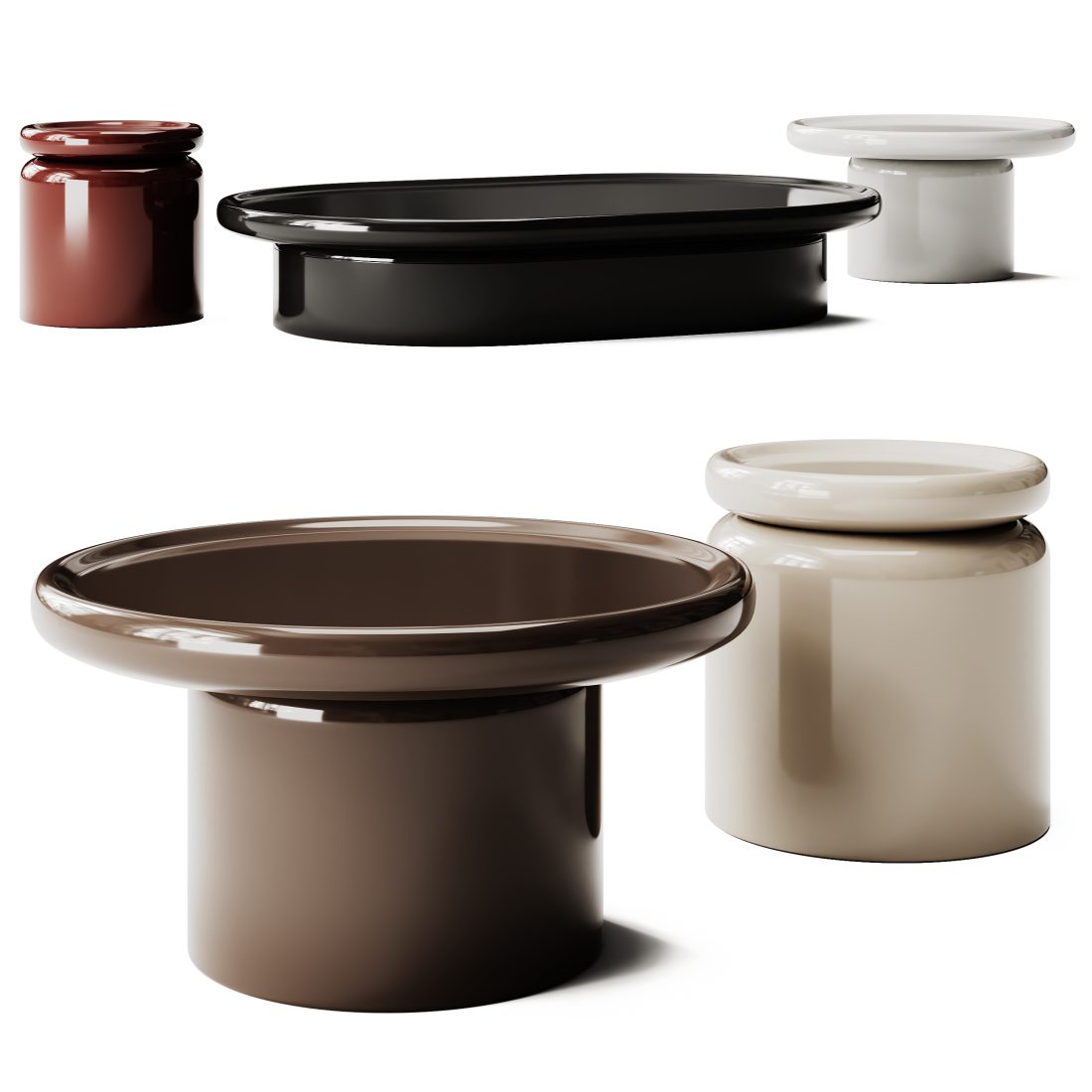 Bell Hc28 Maison Coffee Tables - 3D Model for Corona