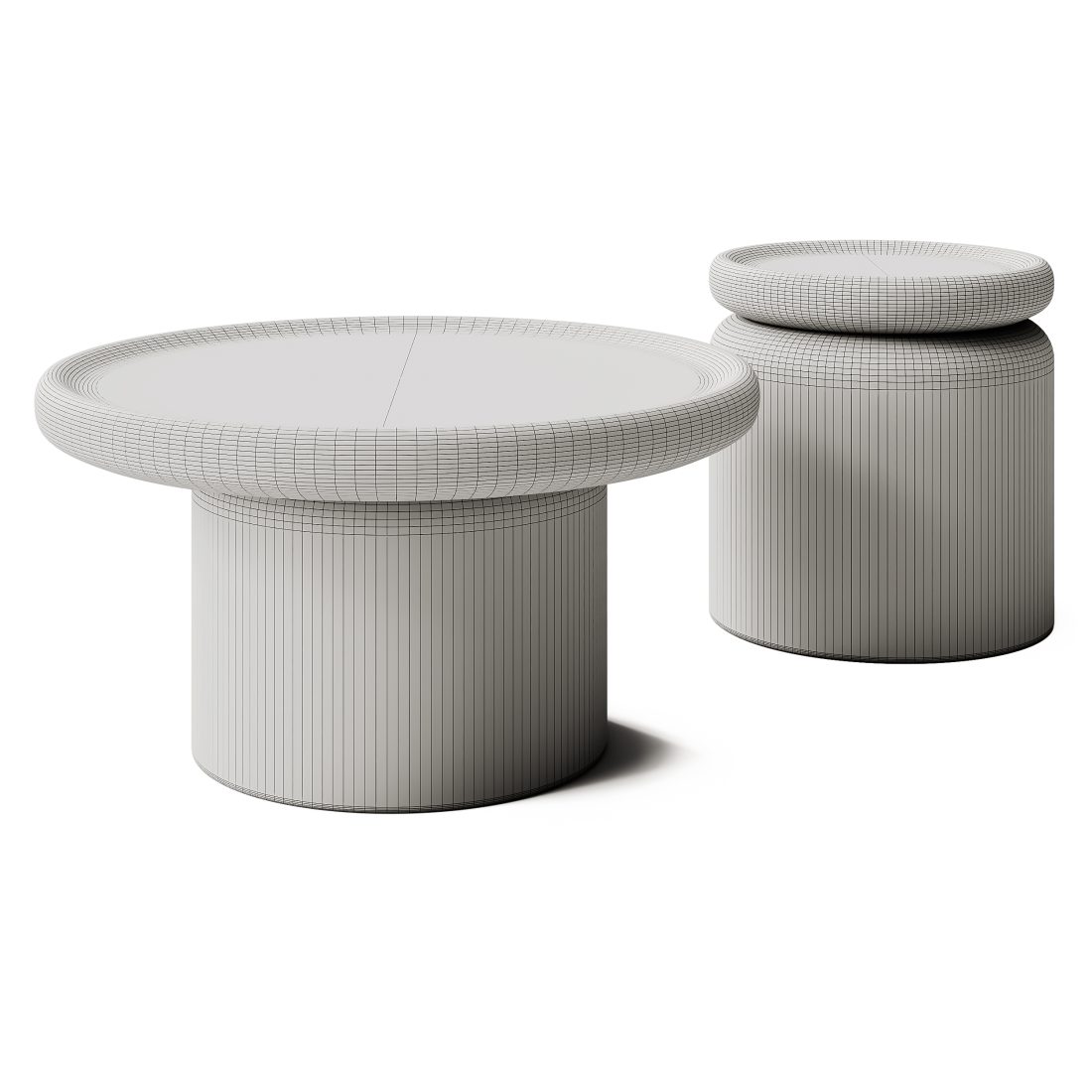 Bell Hc28 Maison Coffee Tables - 3D Model for Corona