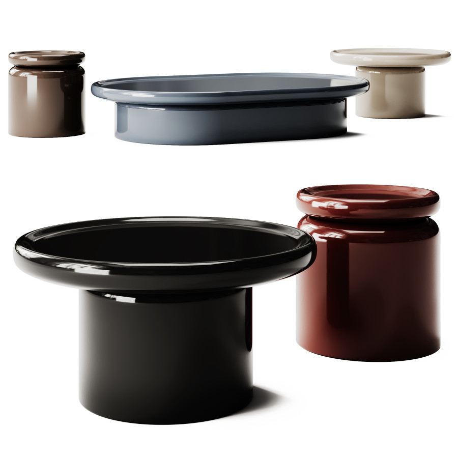 Bell Hc28 Maison Coffee Tables - 3D Model for Corona