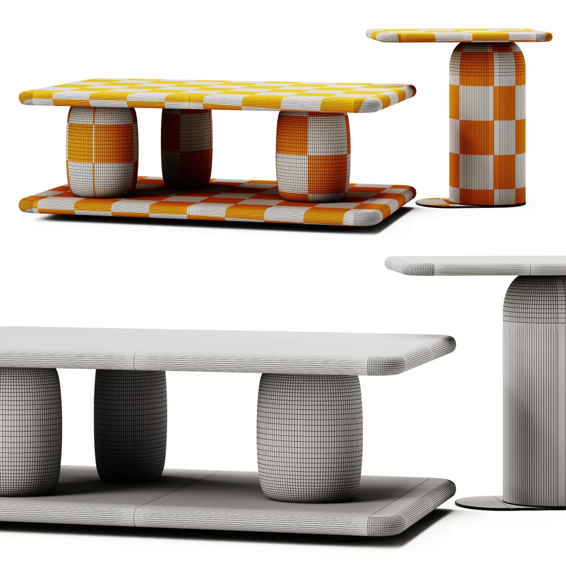 Rocco Hc28 Maison Coffee Table 3D Model for Corona | CGMood