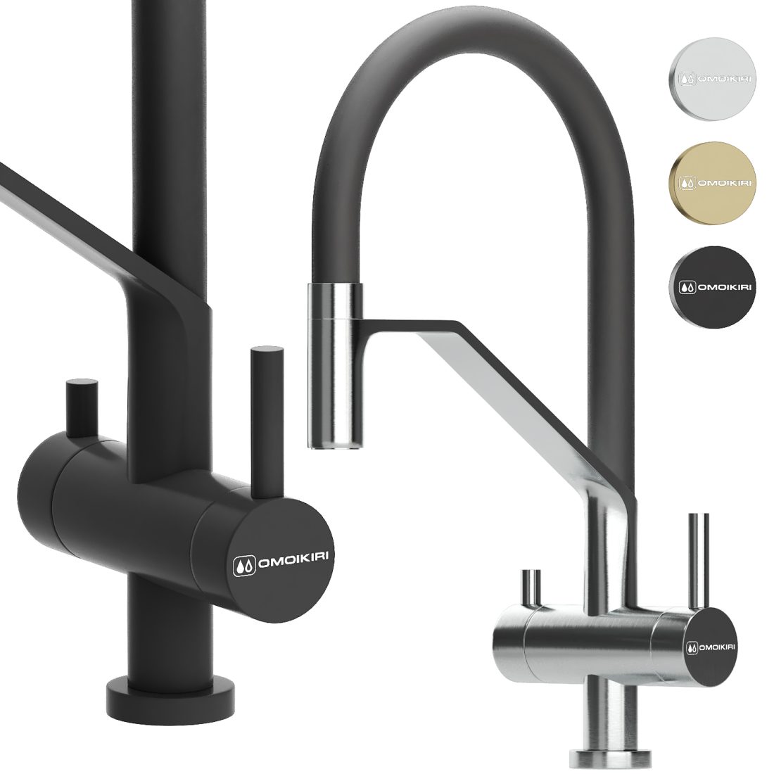 Kitchen Faucet Omoikiri Akeno - 3D Model for VRay, Corona