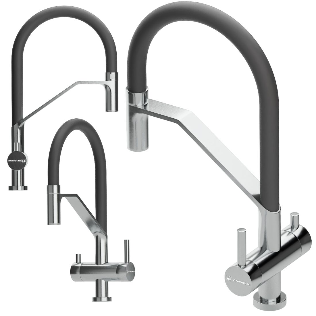 Kitchen Faucet Omoikiri Akeno - 3D Model for VRay, Corona