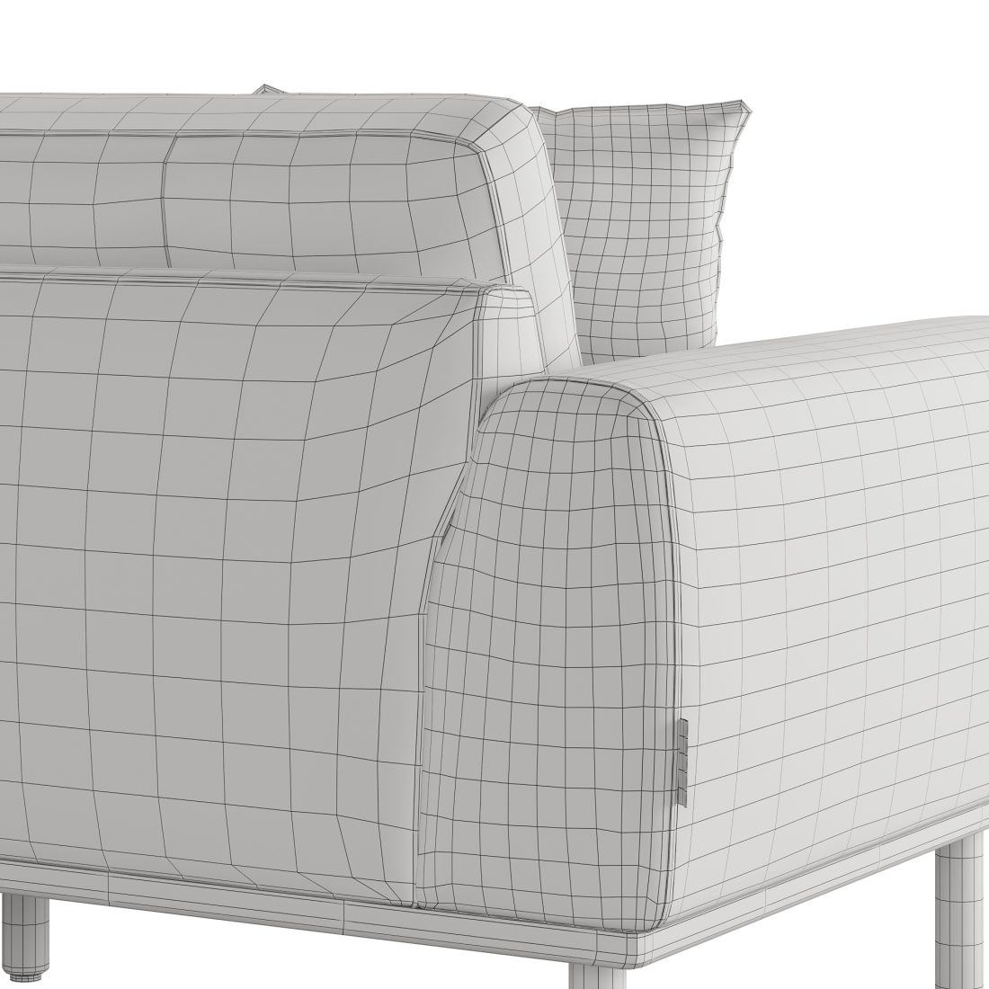 Travis Corner Sofa 3D Model for Corona | CGMood