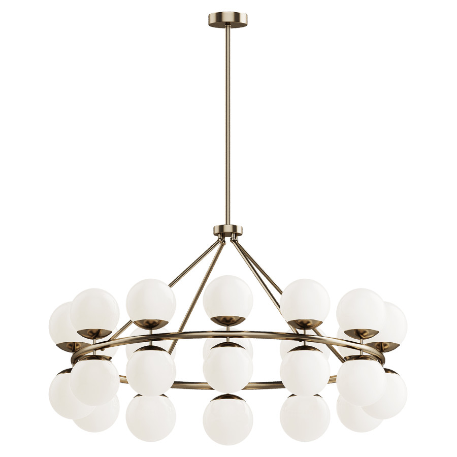 Chandelier Hutchinson Brass 3D Model for VRay, Corona | CGMood