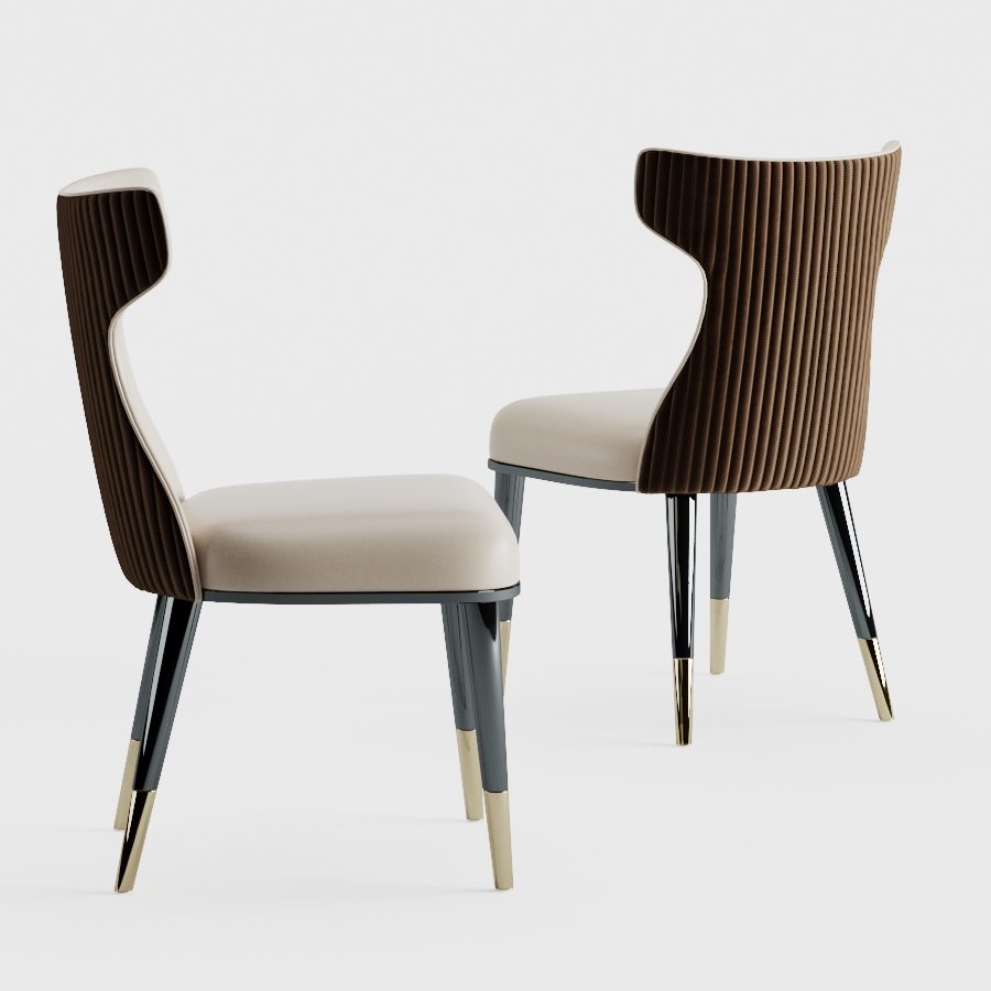 Beverly Chair Beverly By Capital - 3D Model for VRay
