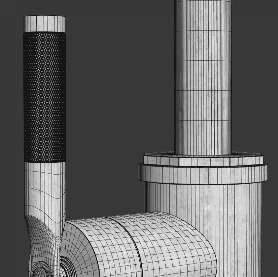 Landmark Pure Lever Basin Mixer By Samuel Heath - 3D Model for Corona