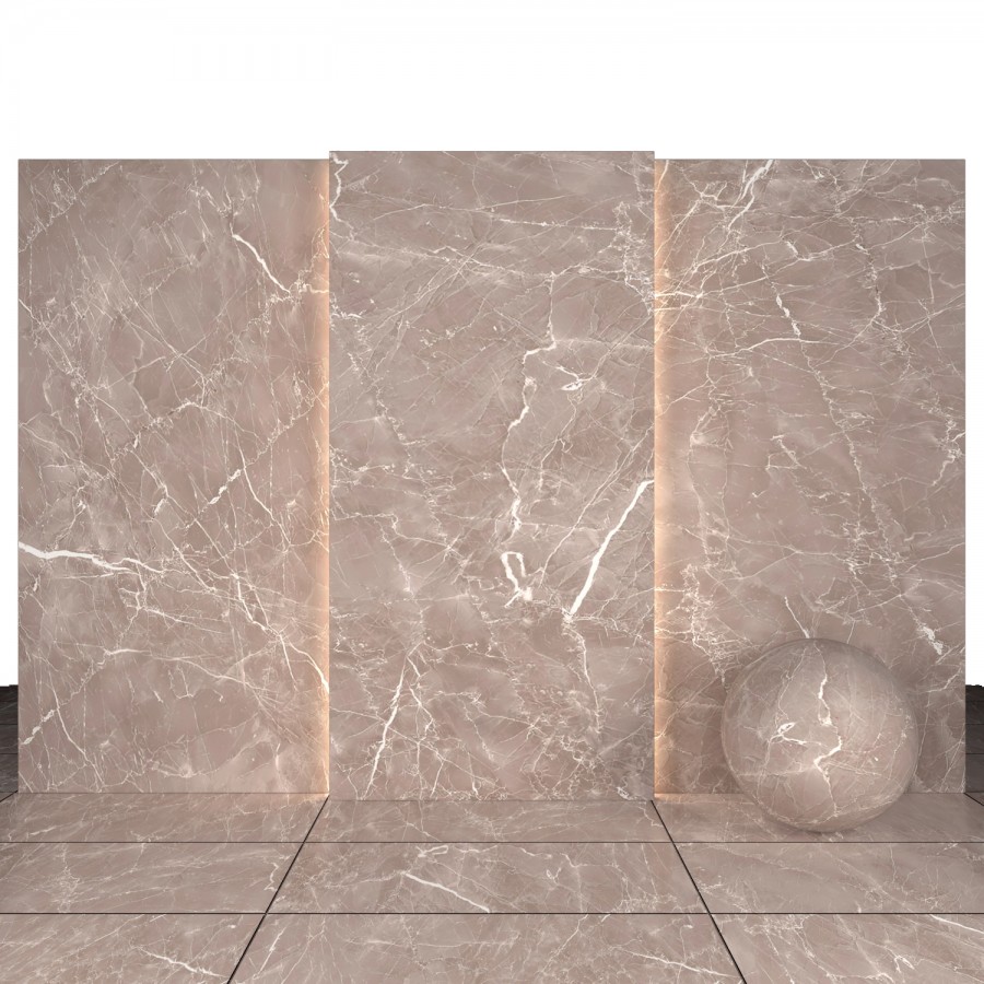Gray Marble 07 - 3D Model for VRay